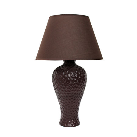 Click here for Simple Designs Textured Stucco Curvy Ceramic Table... prices
