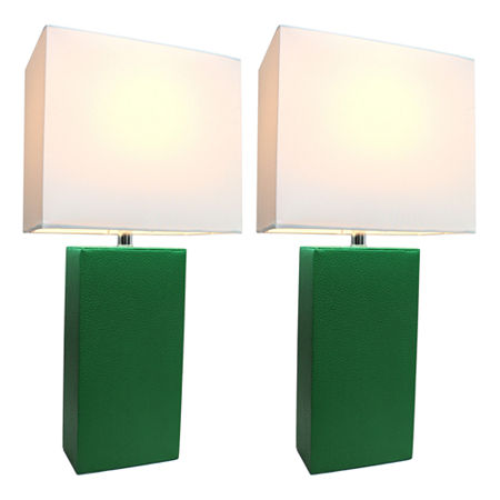 Click here for Elegant Designs(tm) Modern Leather Table Lamps - S... prices