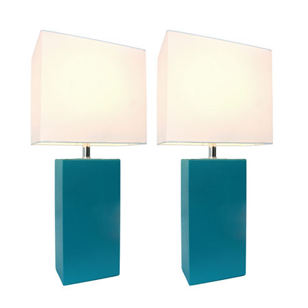 Click here for Elegant Designs(tm) Modern Leather Table Lamps - S... prices