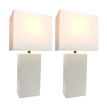 Click here for Elegant Designs(tm) Modern Leather Table Lamps - S... prices
