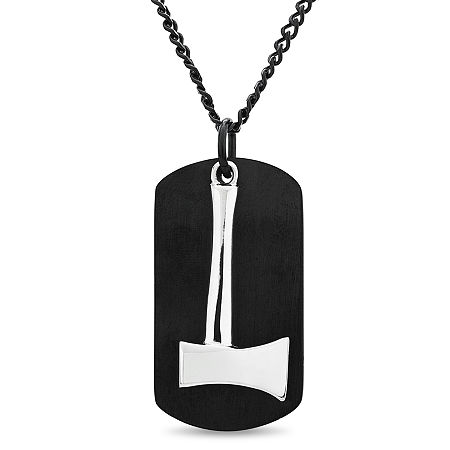 Click here for Mens Dog Tag Pendant Necklace  One Size prices