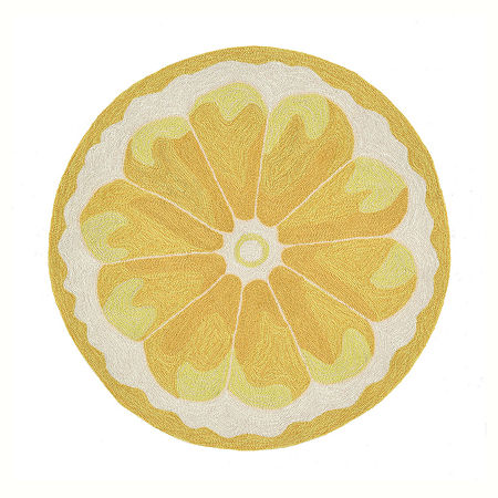 Click here for Liora Manne Frontporch Lemon Slice 3 x 3 Round Out... prices