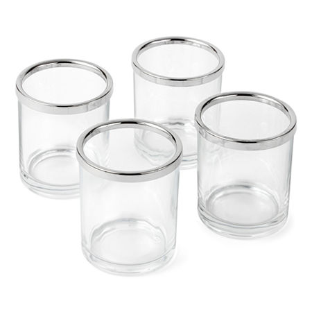 Click here for Liz Claiborne Set of 4 Glass Votive Tealight Holde... prices