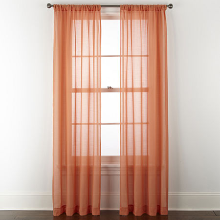 Click here for Home Expressions Remy Solid Rod Pocket Sheer Singl... prices
