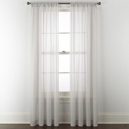 Click here for Home Expressions Remy Solid Rod Pocket Sheer Singl... prices