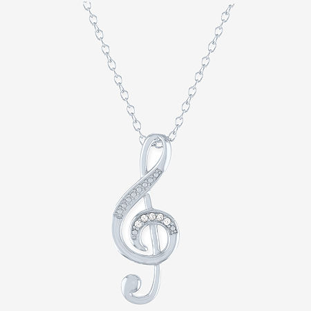 Click here for Womens Diamond Accent Natural White Diamond Sterli... prices