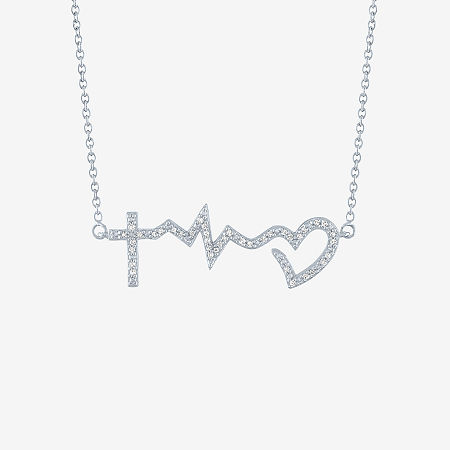 Click here for Womens 1/10 CT. T.W. Natural White Diamond Sterlin... prices