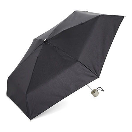 Totes Water Repellent Mini Folding Umbrella - Black