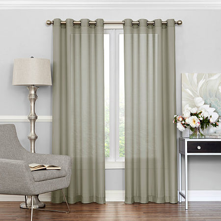 Click here for Eclipse Liberty Grommet Top Sheer Single Curtain P... prices