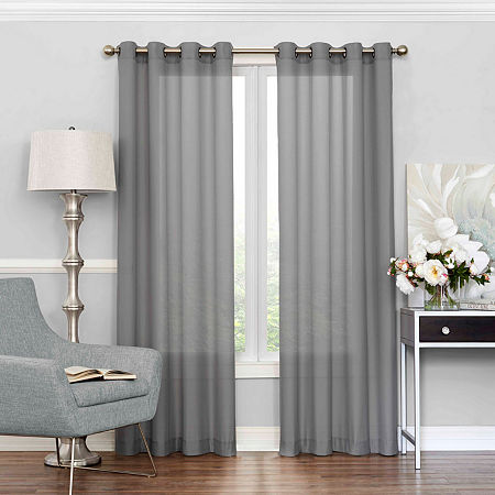 Click here for Eclipse Liberty Grommet Top Sheer Single Curtain P... prices