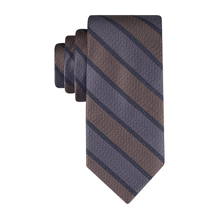 Click here for Haggar Frances Striped Tie  One Size  Beige prices