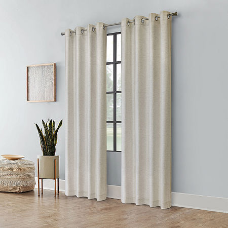 Click here for Ashcroft Grommet Top Light-Filtering Single Curtai... prices