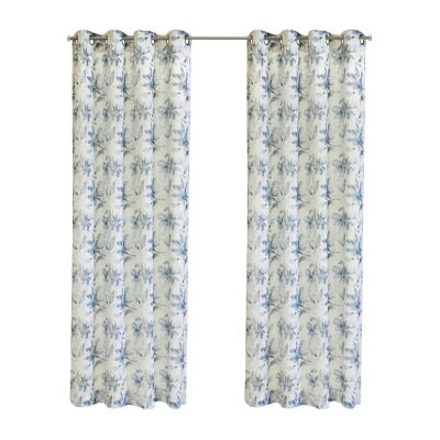 Florence Grommet Top Sheer Single Curtain Panels 72248-109-52-84-901 ...