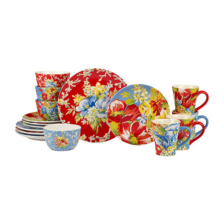 Certified International Blossom 16Pc Dinnerware Set  Service for 4 - Miscellaneous