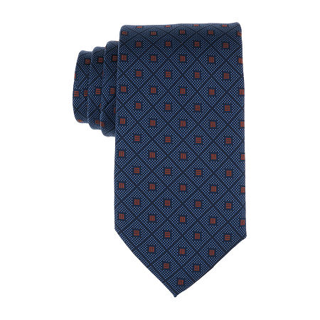 Click here for Stafford Rozett Neat Chevron Tie  One Size  Blue prices