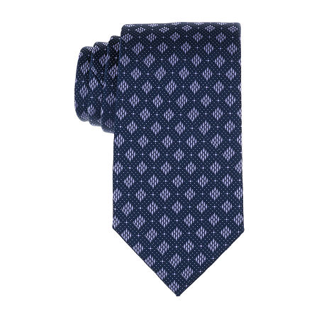 Click here for Stafford Sharon Geometric Tie  One Size  Purple prices