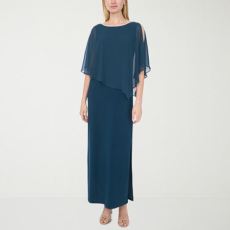 Click here for MSK Cape Womens Embellished Short Sleeve Evening G... prices
