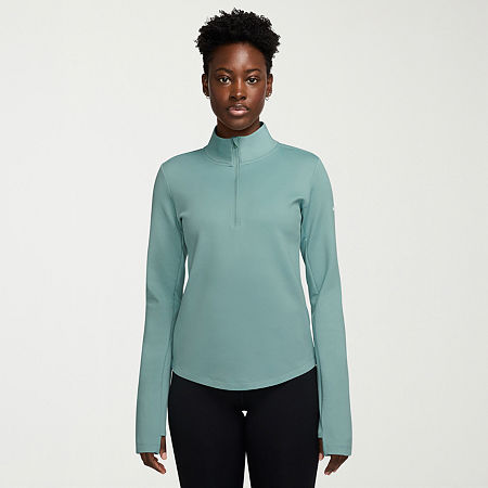 Click here for Nike Womens Mock Neck Long Sleeve Active Quarter-Z... prices