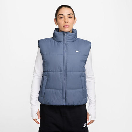 Nike Womens Water Resistant Heavyweight Puffer Vest  X-large  Blue