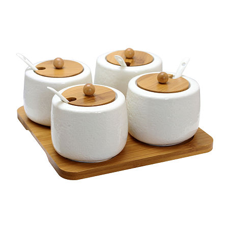 Click here for Elama Condiment Jar  One Size  White prices