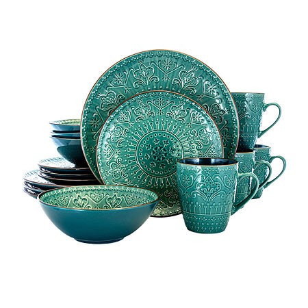Click here for Elama Mozaic 16-pc. Stoneware Dinnerware Set  One... prices