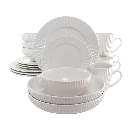 Click here for Elama Elle 18-pc. Dinnerware Set  One Size  White prices