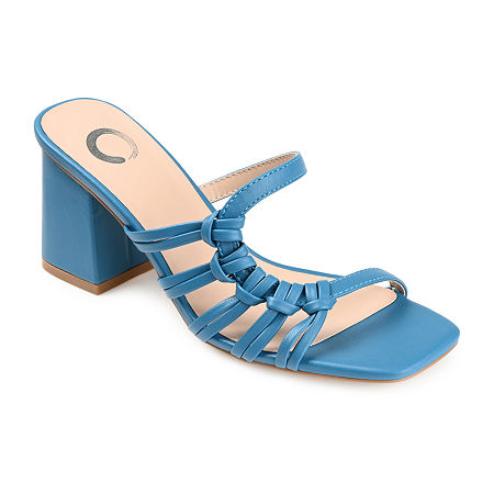 Click here for Journee Collection Emory Womens Round Open Toe Blo... prices