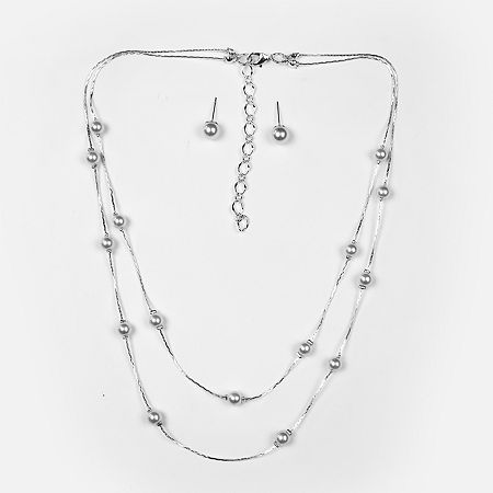 Click here for Vieste Rosa Womens Simulated Pearl 2-pc. Jewelry S... prices