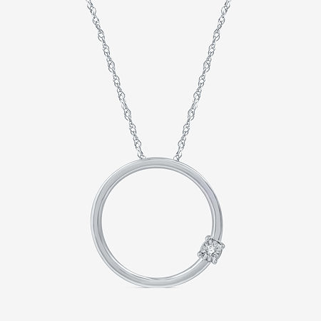 Click here for YES  PLEASE! Diamond-Accent Sterling Silver Circle... prices