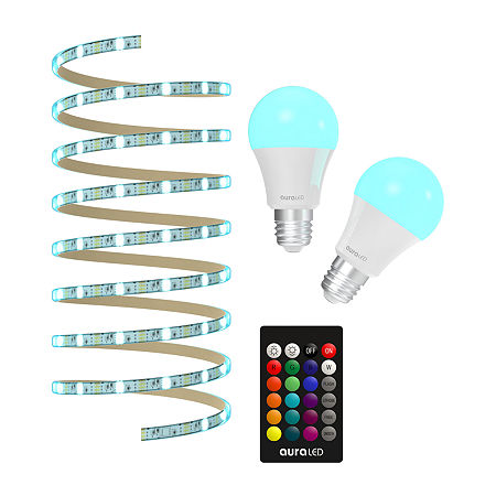 Click here for AuraLED ColorDuo Light Bulb & Light Strip Bundle -... prices