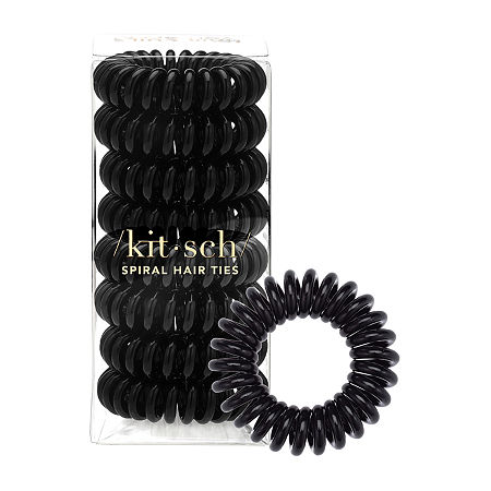 Click here for Kitsch 8 Pack Hair Coils  One Size  Black prices
