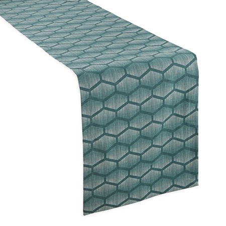 Click here for Loom + Forge Freya Table Runner  One Size  Blue prices