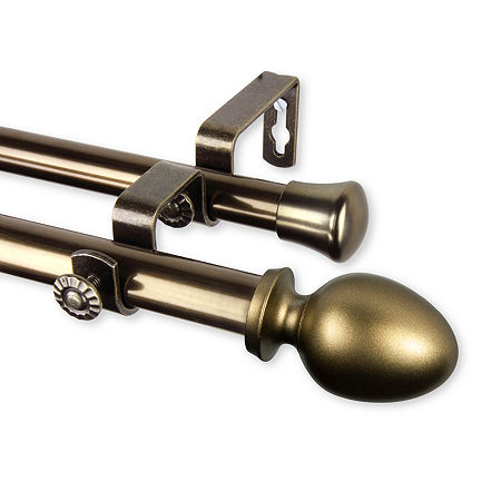 Click here for Rod Desyne Emeka Double Curtain Rod  One Size  Yel... prices