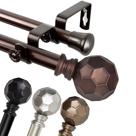 Click here for Rod Desyne Christiano Double Curtain Rod  One Size... prices