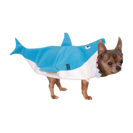 Shark Jumpsuit Dog Costume  Large  Blue