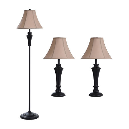 Click here for Stylecraft Geneva 3-pc. Lamp Set  One Size  Brown prices