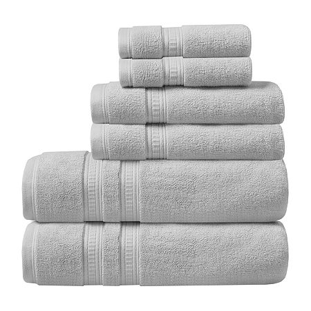 Closeout! Beautyrest Plume Feather Touch Cotton 6-Pc. Bath Towel Set - Gray
