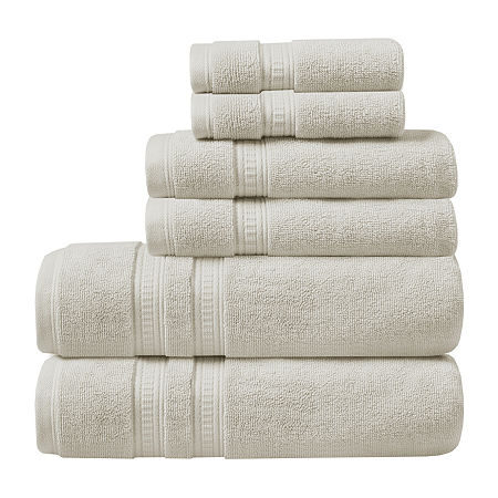 Closeout! Beautyrest Plume Feather Touch Cotton 6-Pc. Bath Towel Set - Ivory