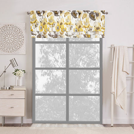 Click here for Achim Poppy Field Rod Pocket Valance  One Size  Ye... prices