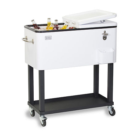 Click here for Mobile Cooler Cart - White - White prices