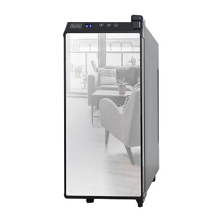 Click here for 12 Bottle Capacity Wine CellarMirror Door - Black prices