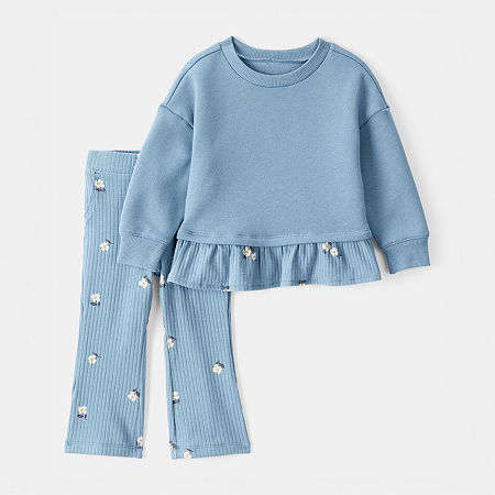 Click here for Carters Baby Girls 2-pc. Pant Set  12 Months  Blue prices