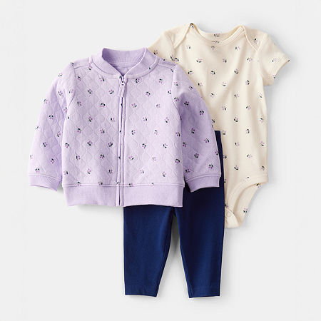 Click here for Carters Baby Girls Floral Little Cardigan  Bodysui... prices