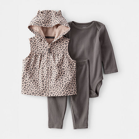Click here for Carters Baby Girls Leopard Little Vest  Bodysuit &... prices