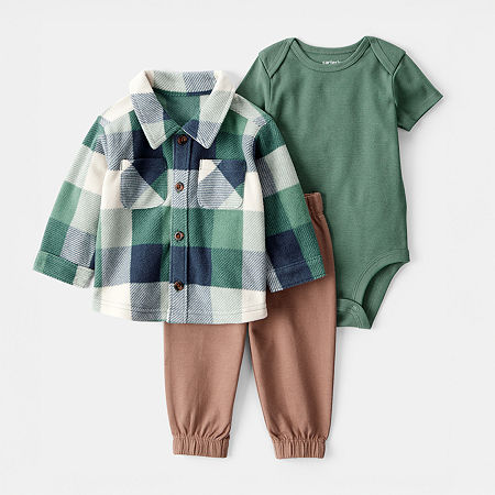 Click here for Baby Boy (3-24m) Carters(R) 3pc. Plaid Jacket Body... prices