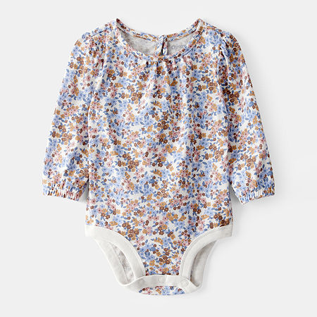 Click here for Oshkosh Baby Girls Round Neck Long Sleeve Bodysuit... prices
