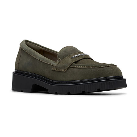 Click here for Clarks Lauryl Step Womens Moc Closed Toe Loafers... prices