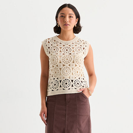 Click here for a.n.a Womens Crew Neck Sleeveless Pullover Sweater... prices
