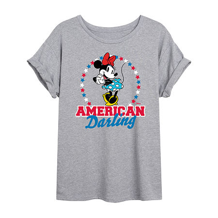 Click here for Disney American Darling Womens Juniors Crew Neck S... prices