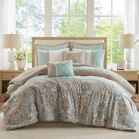 510 Design Shawnee 8-Pc. Comforter Set  California King - Seafoam